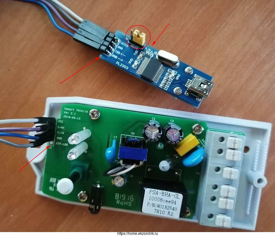 Как перепрошить реле Sonoff TH10 на Tasmota Firmware — Строим свой ...
